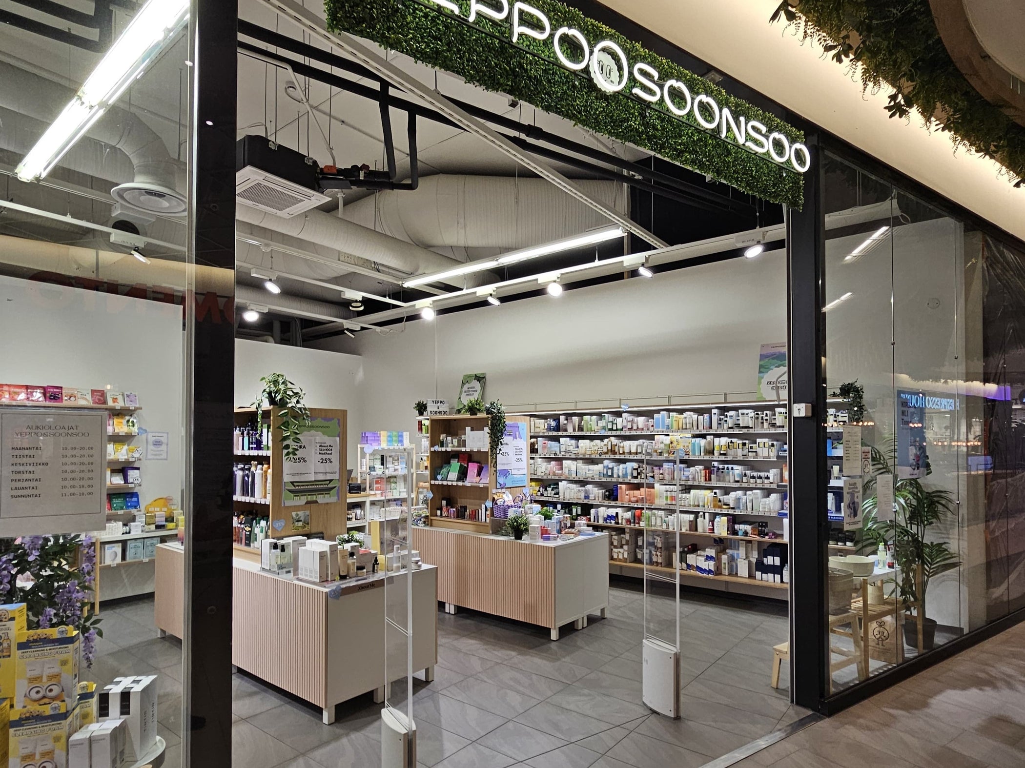 Yeppo & Soonsoo myymälät